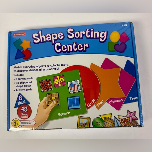 Lakeshore | Toys | Lakeshore Shape Sorting Center Colorful Educational ...